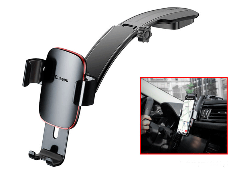 هولدر موبایل بیسوس Baseus Metal Age Gravity Car Mount（Connecting Rod ...