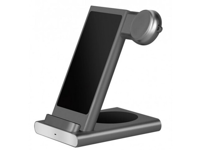 شارژر بی سیم اپل واچ، آیفون و ایرپاد کوتتسی Coteetci 3in1 Aluminium Wireless Charging Stand ...